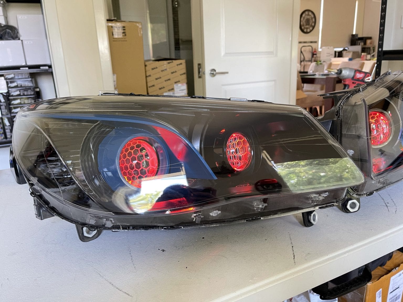 VF Commodore Demon Eye Headlights | Switchback Lighting