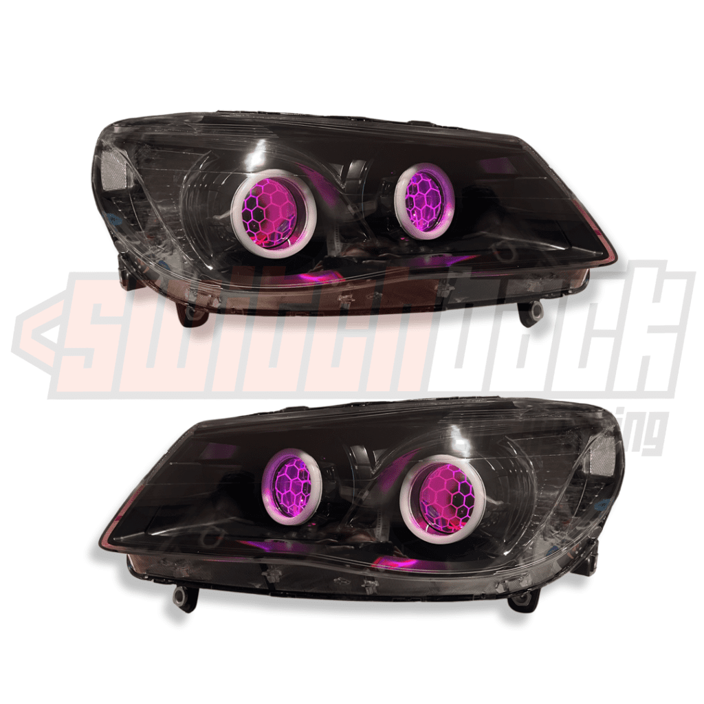 VF Custom Demon+Halo Combination Headlights | Switchback Lighting