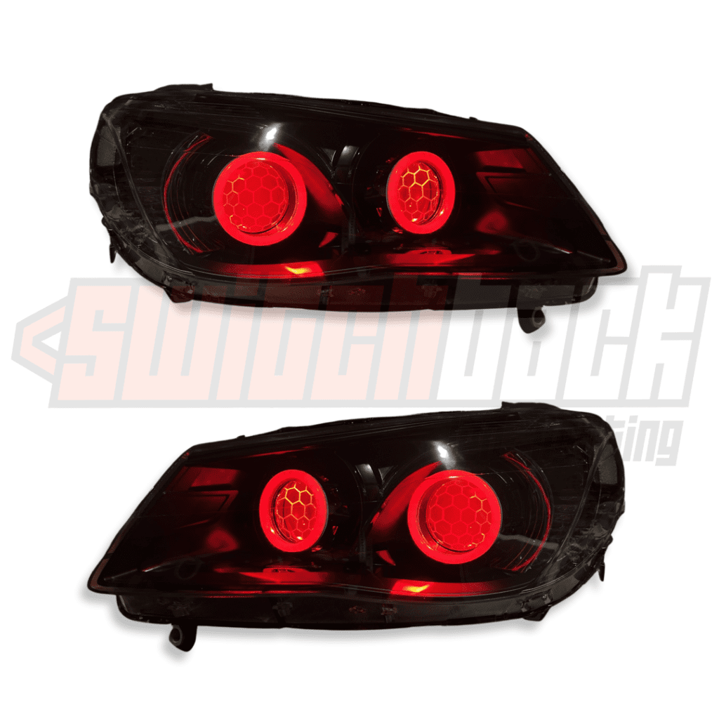 VF Custom Demon+Halo Combination Headlights | Switchback Lighting