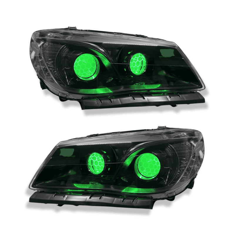 VF Commodore Demon Eye Headlights | Switchback LED Lighting