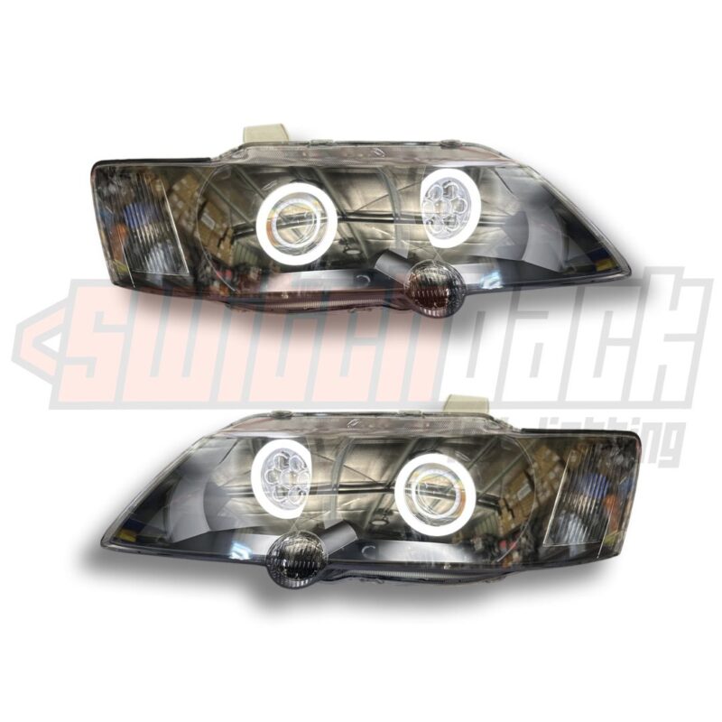 VY TEAR DROP Custom Hi-Lense Projector Headlights | Switchback LED Lighting