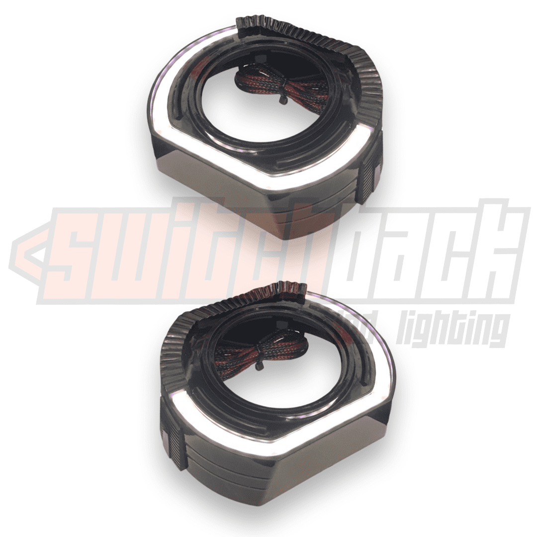 "Angry Eye" 3.0 Shrouds (Gloss Black) | Switchback LED Lighting
