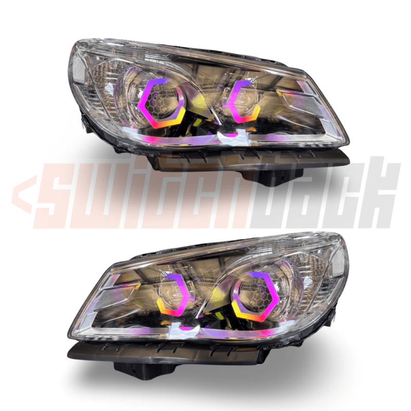 VF Commodore HEX Halo Headlights | Switchback LED Lighting