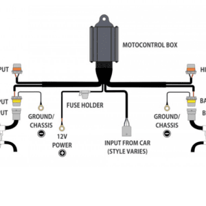 H4 Relay Harness (Hi/Lo Controller) | Switchback LED Lighting